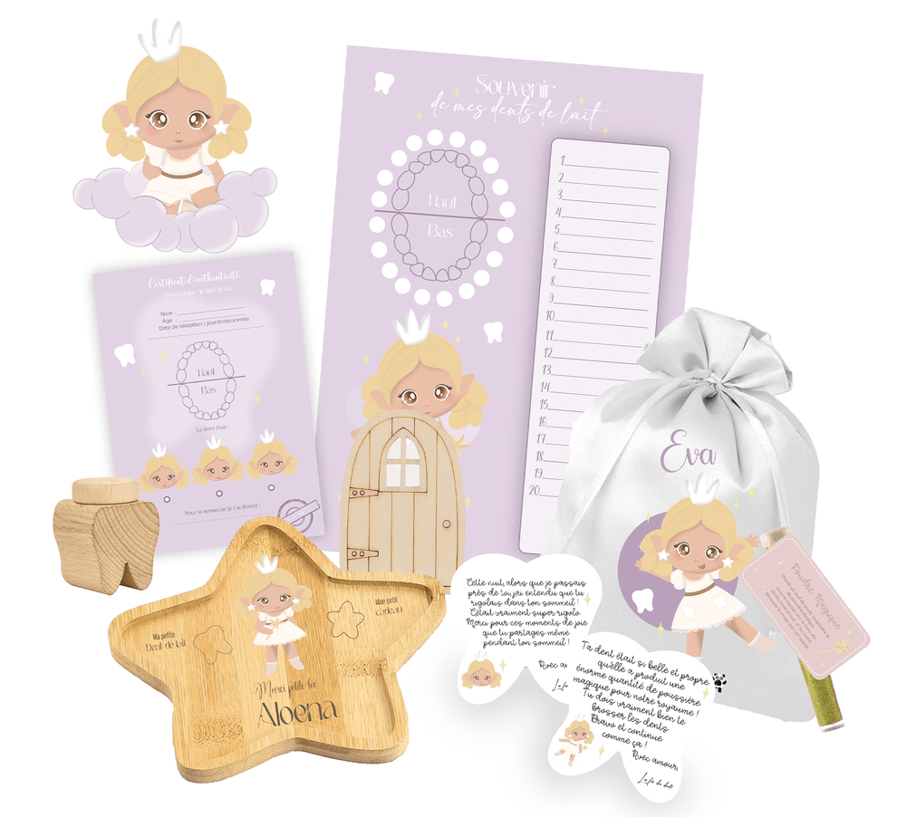 Kit Fée des Dents – Cadeau Magique pour Premières Dents – Alonaly